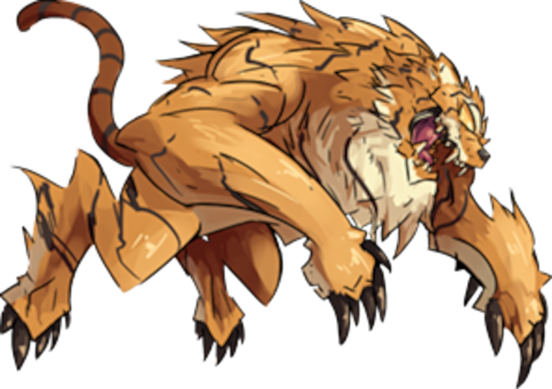 Monster 2964 Tigerking Dex: Evolution, Moves, Location, Stats